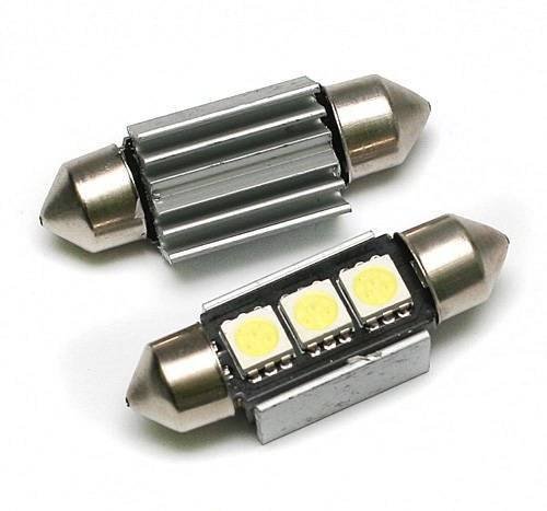 Żarówka samochodowa LED C5W 3 SMD 5050 CAN BUS-42 mm - Inna marka ...