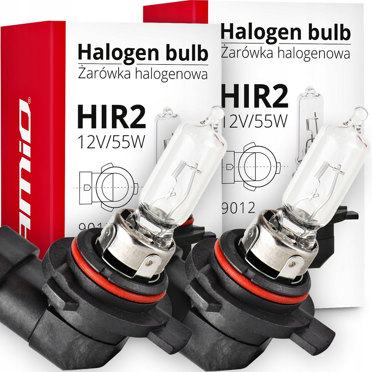 Żarówki Hir2 Amio 9012 Komplet Żarówek Toyota Opel Ford Hyundai Peugeot 12V - Inna marka ...