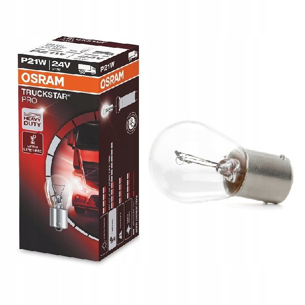 Żarówki lampa kierunkowskazu Osram TRUCKSTAR PRO 7511TSP 10sztuk P21W ...