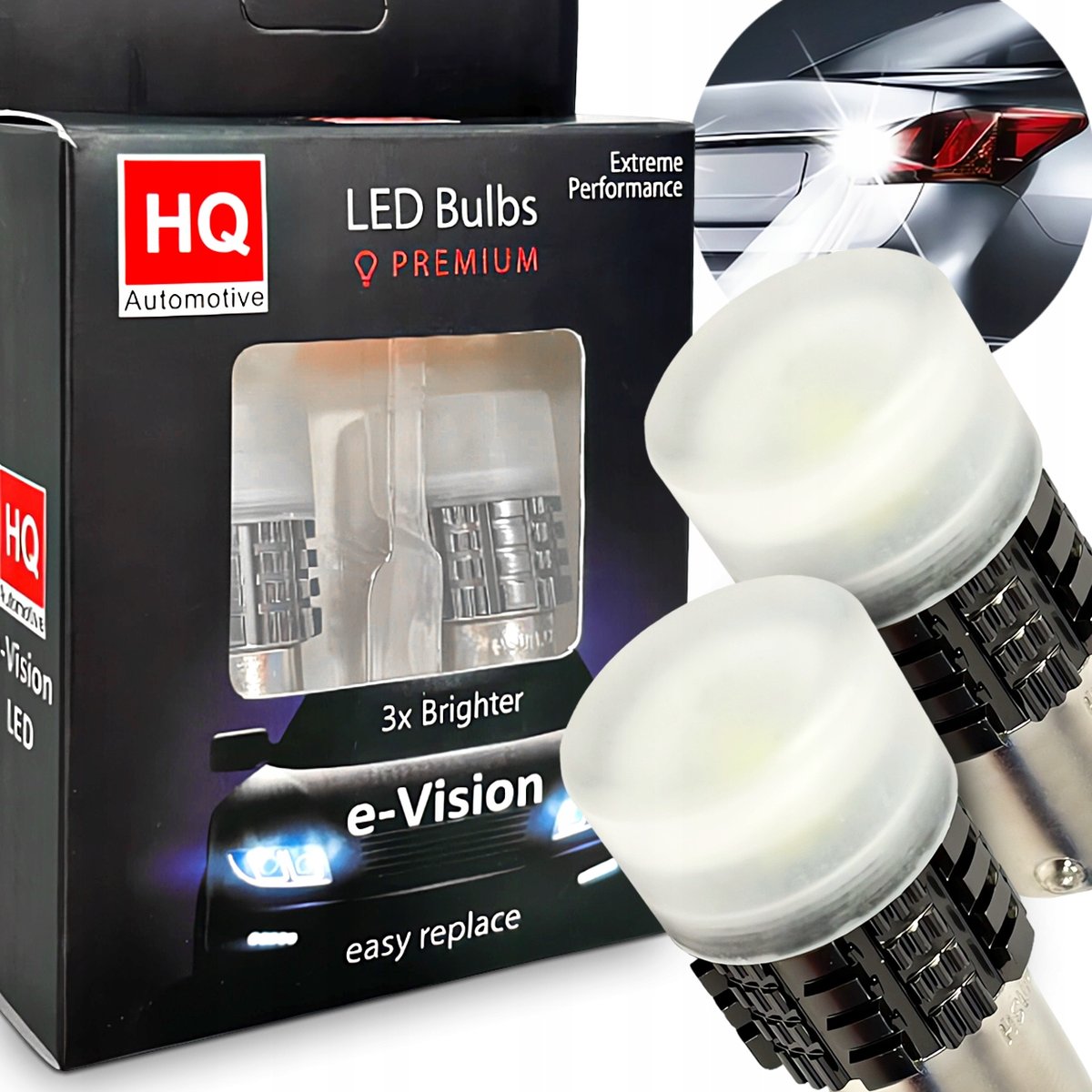 Żarówki LED P21W 6000K BA15s 1050LM Mocne Światła Cofania ...