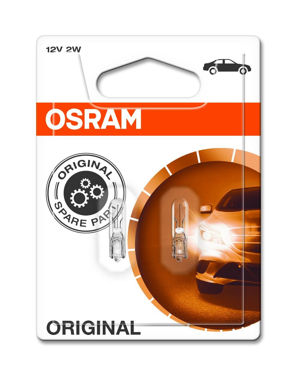 Żarówki OSRAM T5 Original (2 sztuki) - Osram | Motoryzacja EMPIK