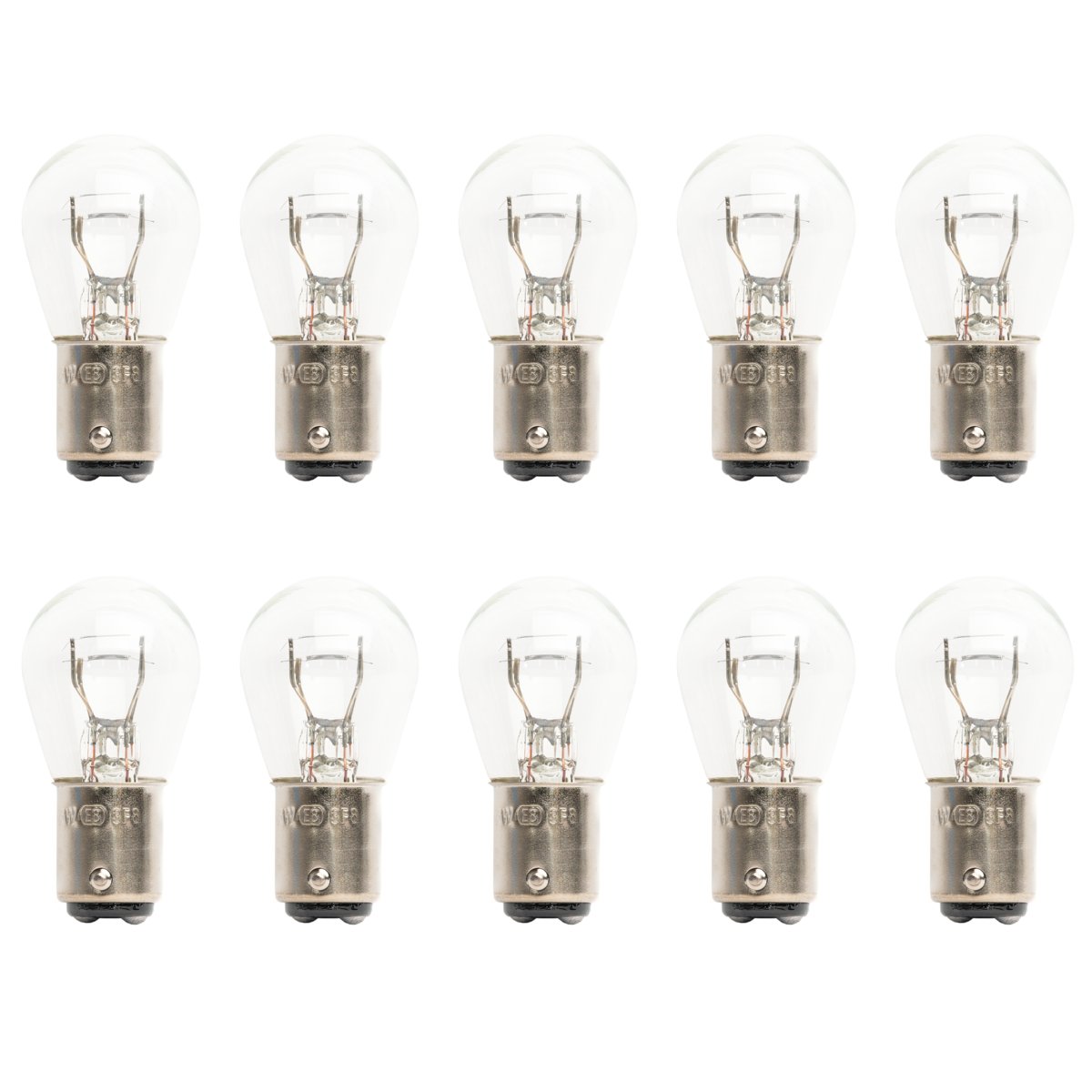 ŻARÓWKI P21/5W 12V 21/5W BIAŁA DO ŚWIATEŁ STOPU POZYCYJNYCH HOMOLOGACJA ...