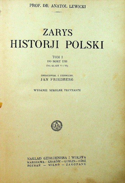 Zarys historji Polski, 1925 r. - W opisie | Książka w Empik