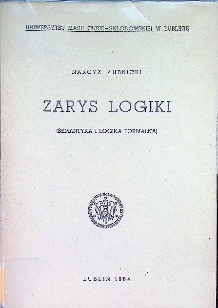 Zarys logiki - Łubnicki Narcyz | Książka w Empik