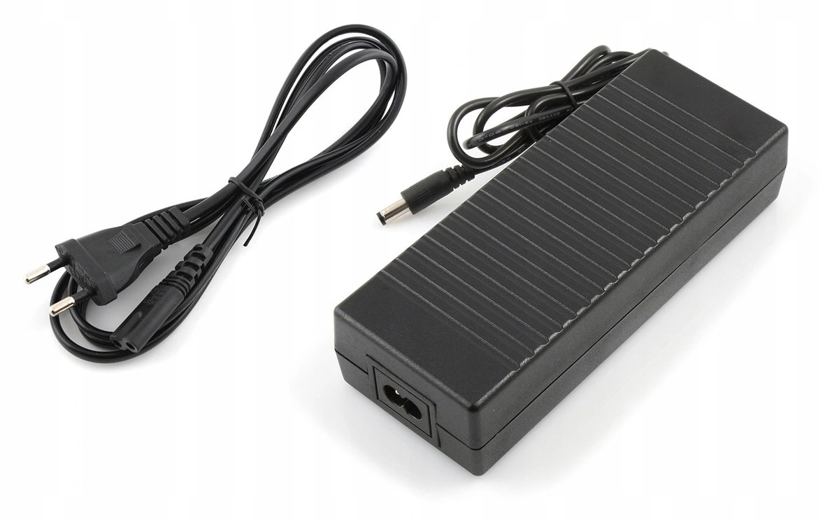 ZASILACZ DESKTOP WTYCZKOWY IMPULSOWY 12V 10A 120W kabel DC do Taśm LED ...