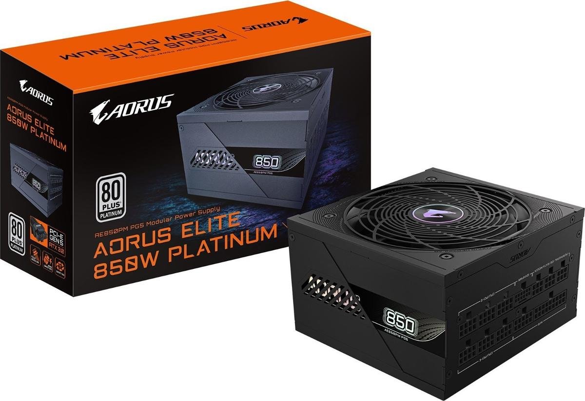 Zasilacz Gigabyte Aorus Elite Platinum ATX 3.1 850W - Gigabyte | Sklep EMPIK.COM
