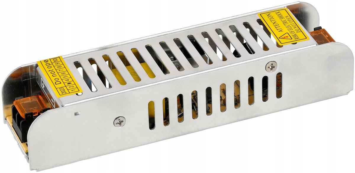 Zasilacz LED 12V 60W 5A Do Taśmy LED Slim Modułowy IP20 Transformator - Berge | Sklep EMPIK.COM