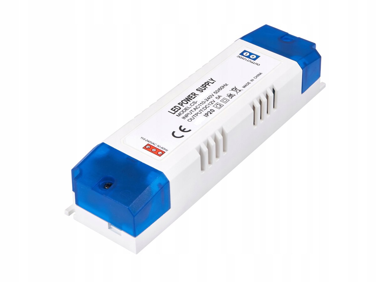 ZASILACZ LED 12V MEBLOWY 8,3A 100W DO TAŚMA TAŚMY LED Transformator ...
