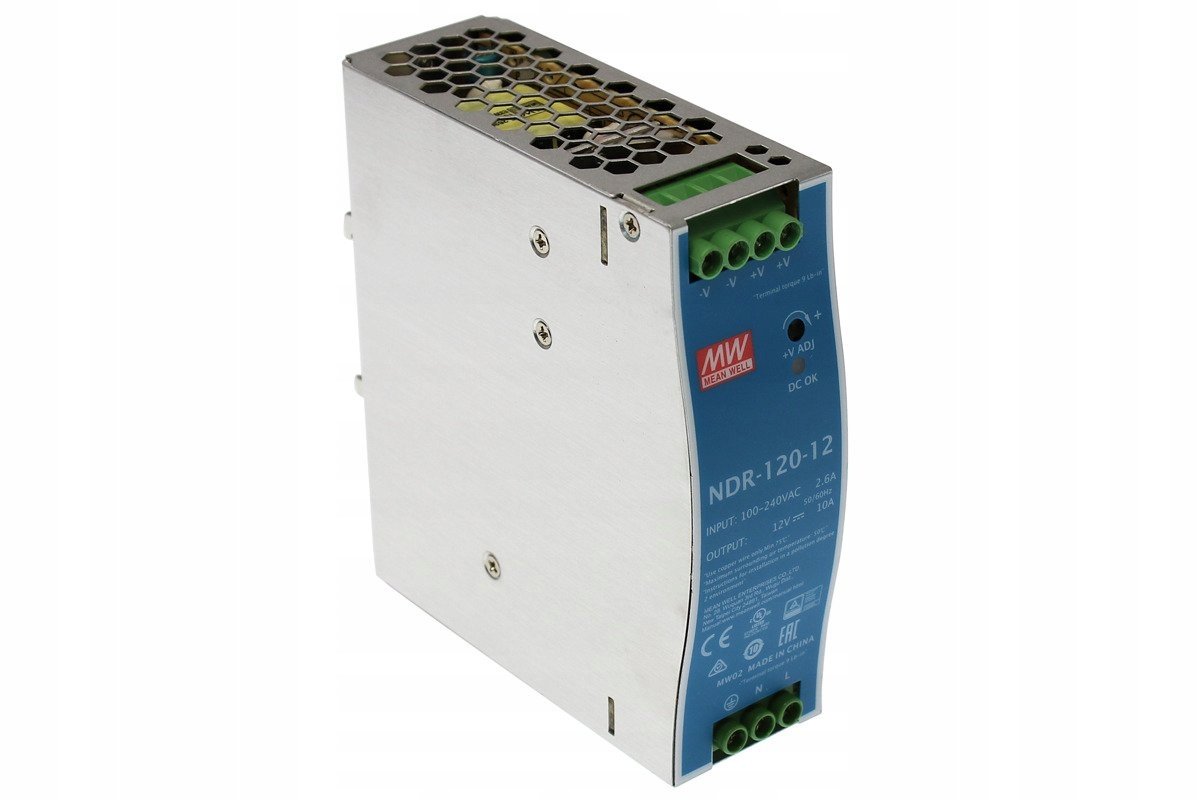 ZASILACZ Mean Well DIN NDR-120-12 12V 10A 120W - Mean Well | Sklep EMPIK.COM