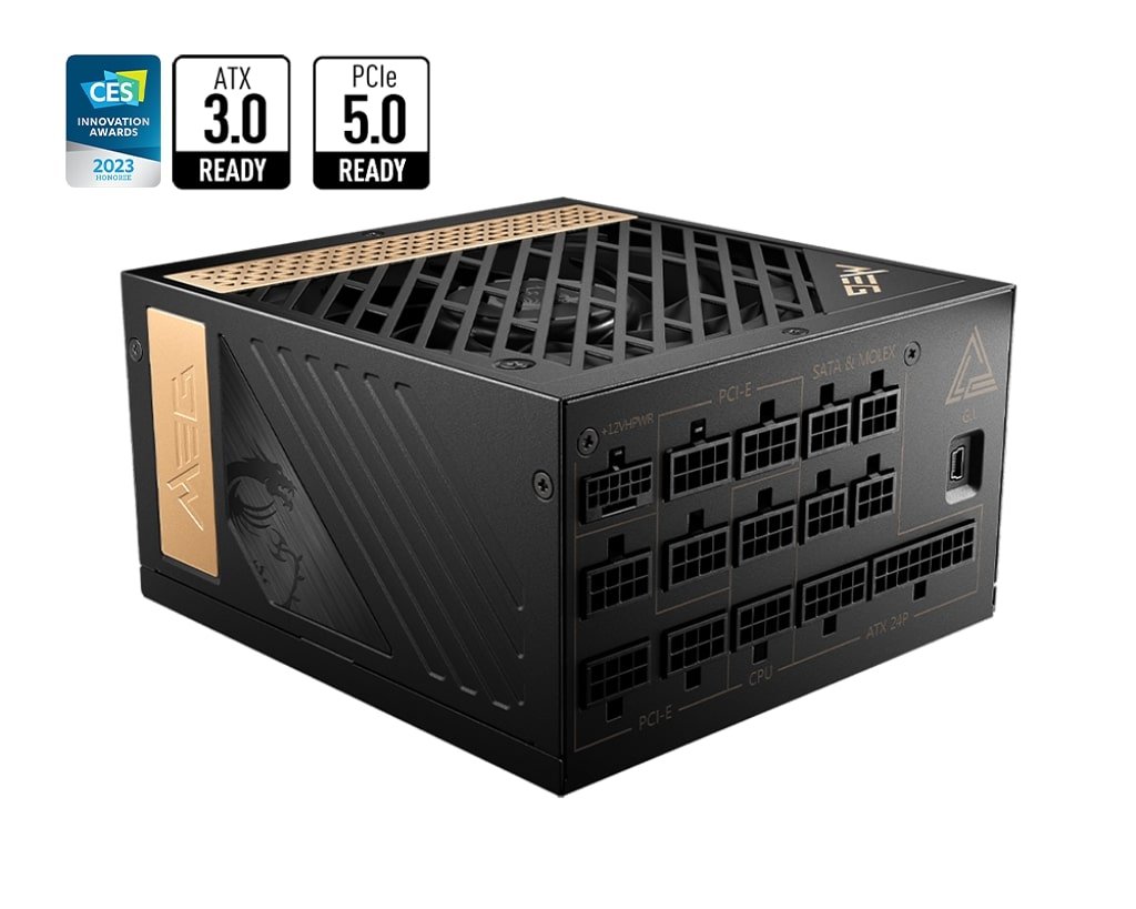 Zasilacz MSI MEG Ai1300P PCIE5 1300W 80Plus Platinum - MSI | Sklep EMPIK.COM