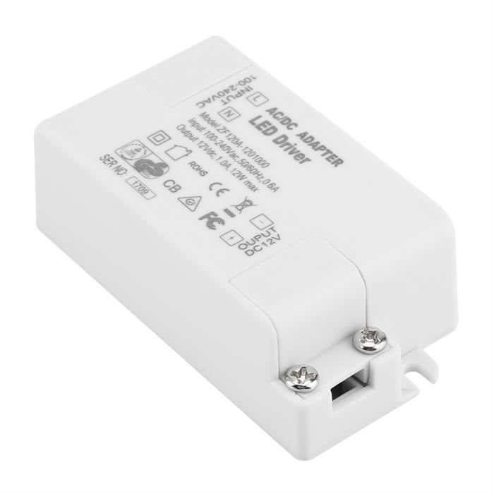 Zasilacz SHE LED AC 100-240V na DC 12V - LED SMD - Przełącznik ...