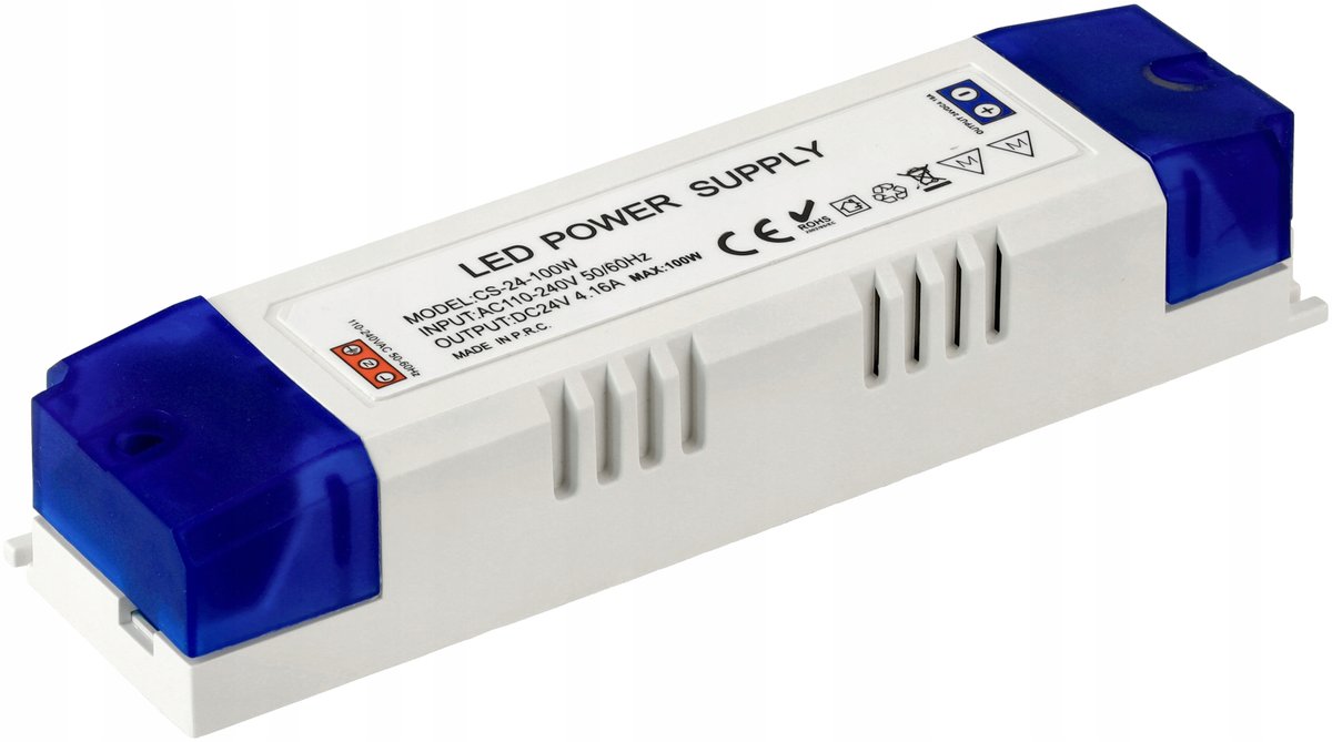 Zasilacz Transformator LED 24V 100W 4,17A IP20 Meblowy Do Taśmy LED Berge - Berge | Sklep EMPIK.COM