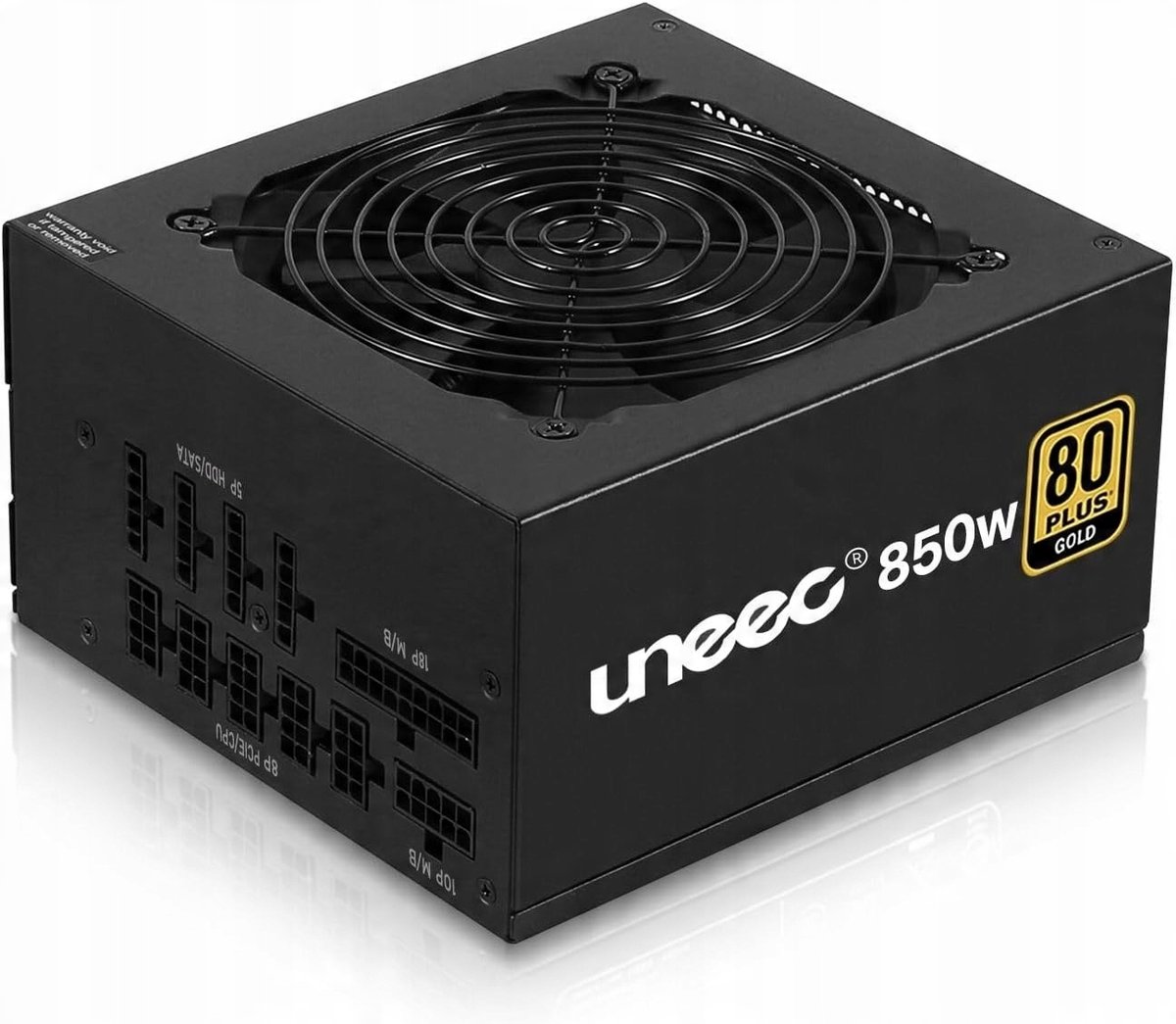 Zasilacz Uneec 850 W 80 Plus Gold w pełni modułowy komputer ATX PSU 850 ...