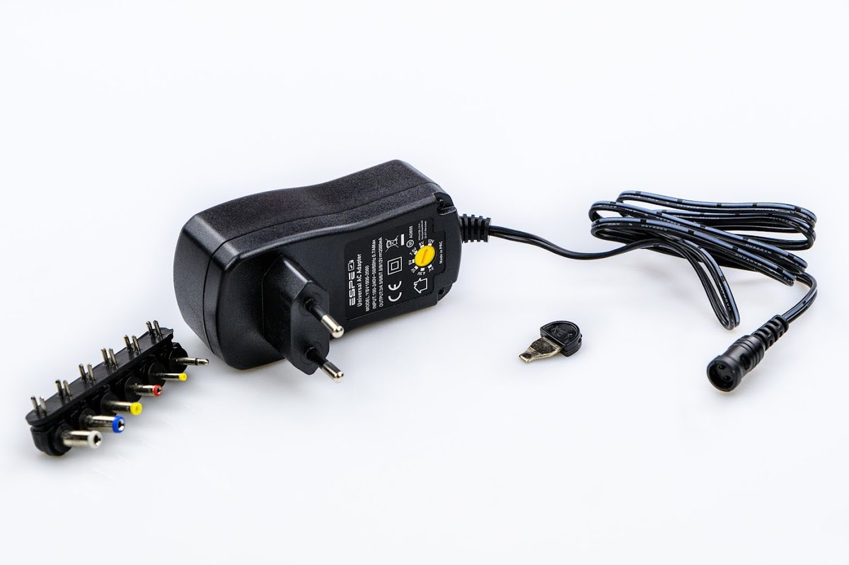 Zasilacz uniwersalny 3V 4.5V 5V 6V 7.5V 9V 12VDC 1500mA ESPE / ESPE - Inny producent | Sklep ...