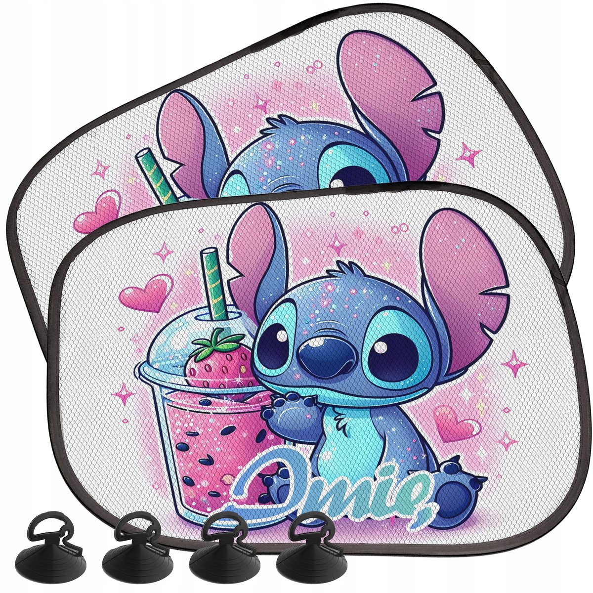ZASŁONKI PRZECIWSŁONECZNE DO AUTA LILO I STICH ANGEL DISNEY IMIĘ Y5 ...
