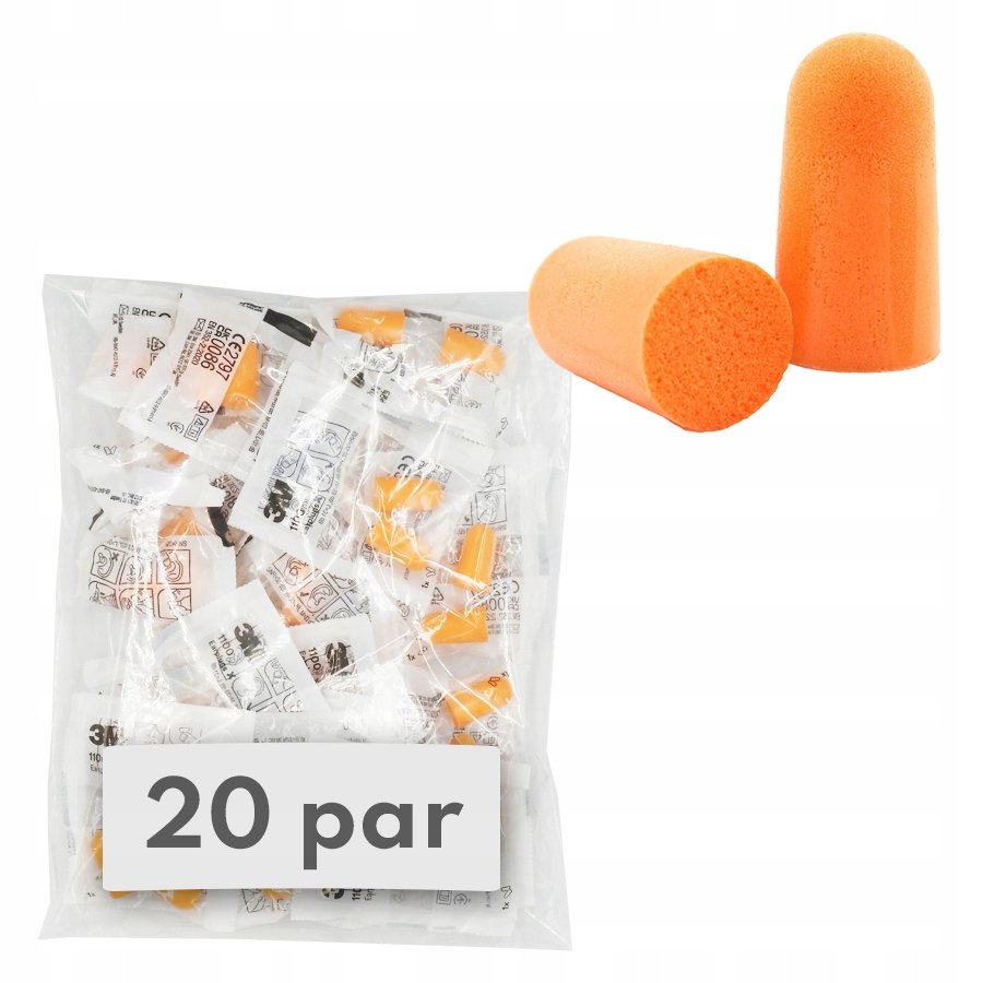 Zatyczki Stopery Do Uszu 20 Par 3M 1100 Wygłuszające Hałas - 3M | Sklep EMPIK.COM