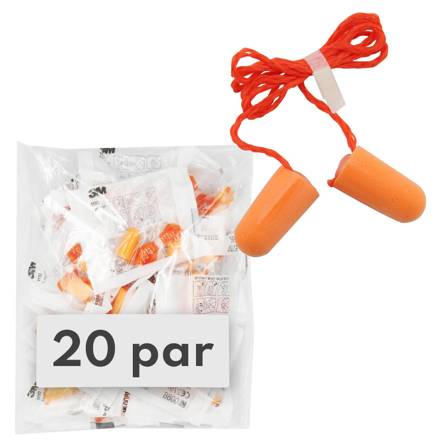 Zatyczki, stopery do uszu 3M 1110 - 20 par, czytanie, relax, wyciszenie | Sklep EMPIK.COM