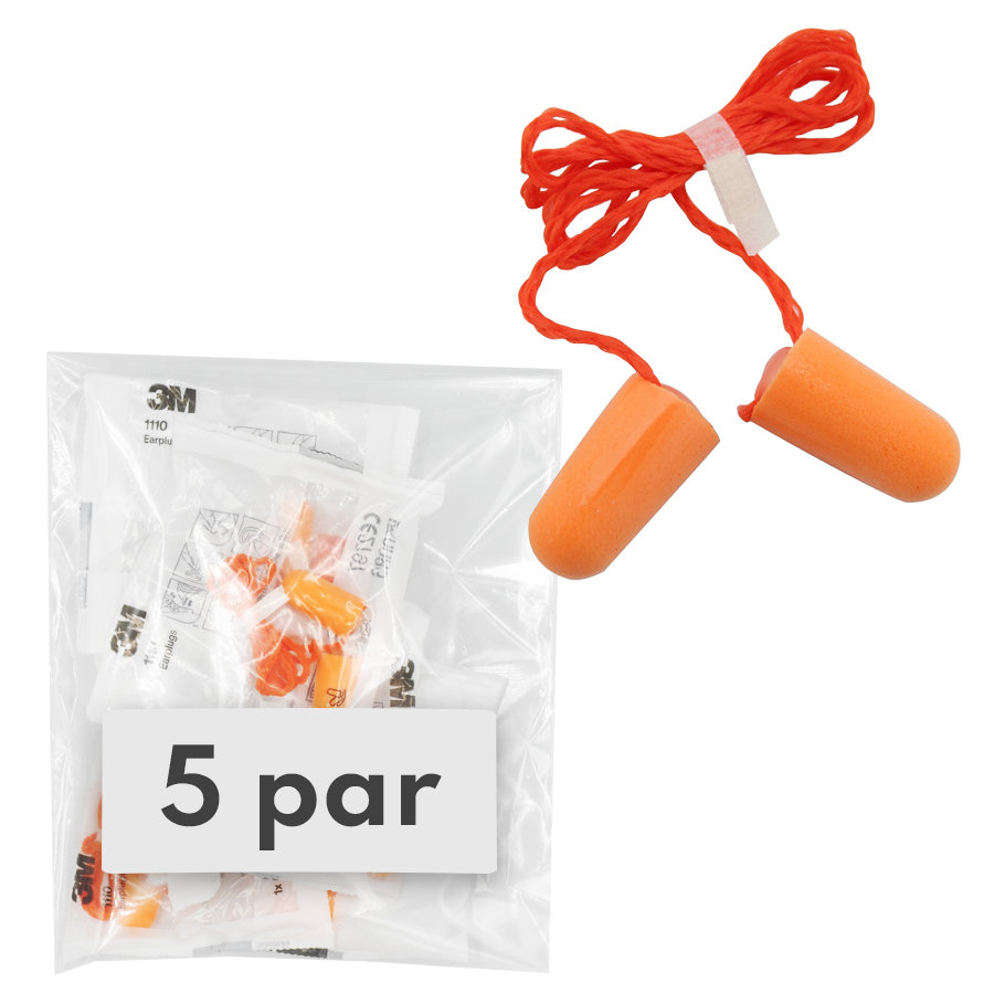 Zatyczki, stopery do uszu 3M 1110 - 5 par, czytanie, relax, wyciszenie | Sklep EMPIK.COM