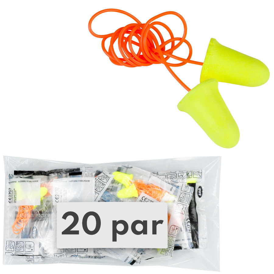 Zatyczki Stopery do Uszu 3M EAR SOFT FX ze sznurkiem 20 Par wyciszające | Sklep EMPIK.COM