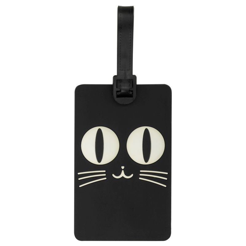 Zawieszka 1 Na Walizkę Podróżną Plecak, Purrrfect Love, Czarny Kot, 1 ...