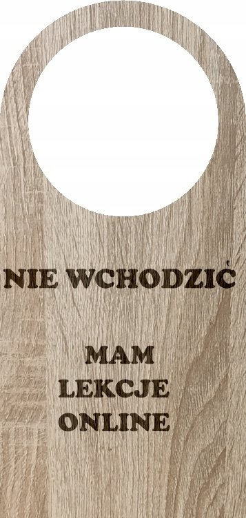 zawieszka-na-klamk-drzwi-grawerowana-nie-wchodzi-mam-lekcje-online
