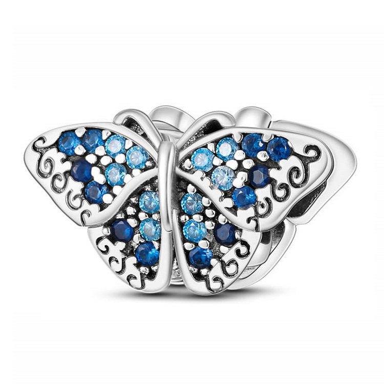 Zawieszka Srebro 925 Charms Koralik Do Pandora Motyl - Sfera Damska ...