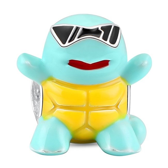 Zawieszka SREBRO 925 Charms koralik Pokemon Squirtle - Sfera Damska ...