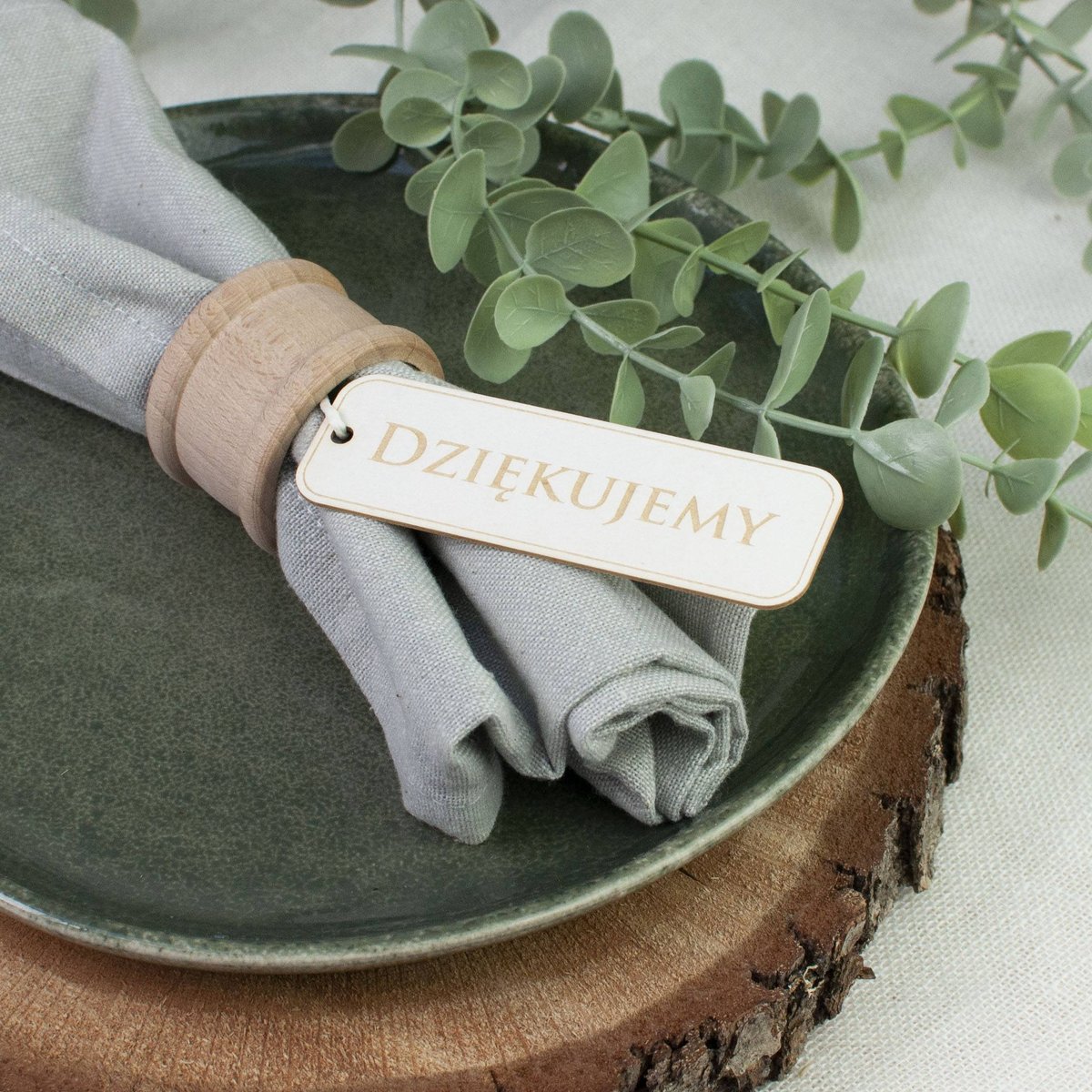 Zawieszki basic - dzi?kujemy, 20 szt., 8,5 x 2,7 cm - P13 | Sklep EMPIK.COM