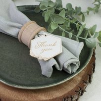 Zawieszki Modern garden - Thank you, 20 szt., 5,7 x 5,7 cm - P13 | Sklep EMPIK.COM