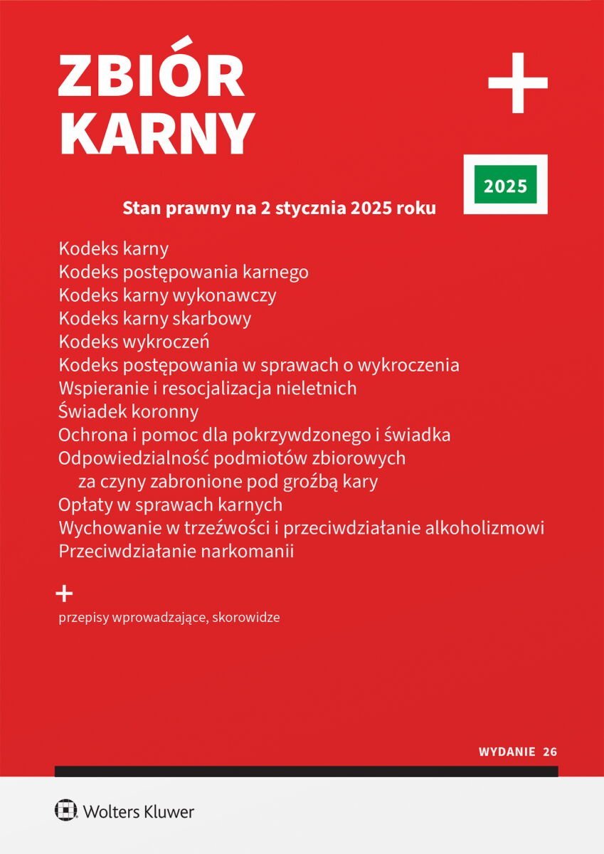 Zbiór karny. Stan prawny na 2 stycznia 2025 roku - ebook PDF - Opracowanie zbiorowe | Ebook ...