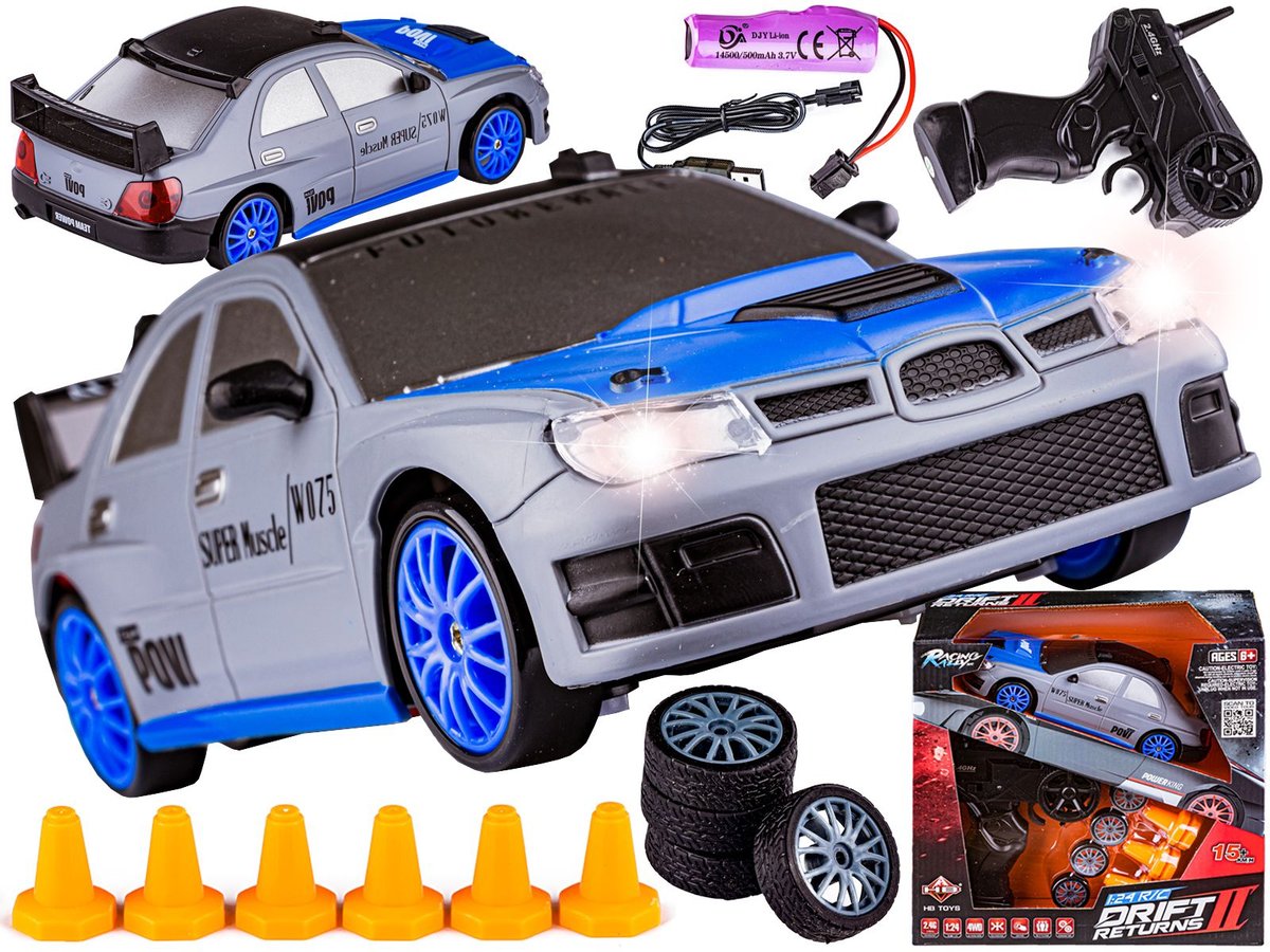 Zdalnie Sterowany Samochód Auto Samochód Rc Dla Dziecka Drift 4X4 Zabawka + Pilot 1:24 - HB ...