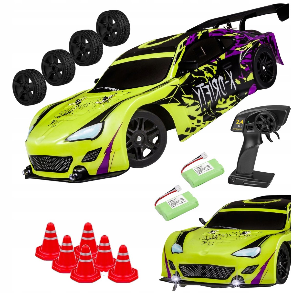 Zdalnie Sterowany Samochód RC 1:16 Drift 20 km/h Pilot Dynamiczny ...
