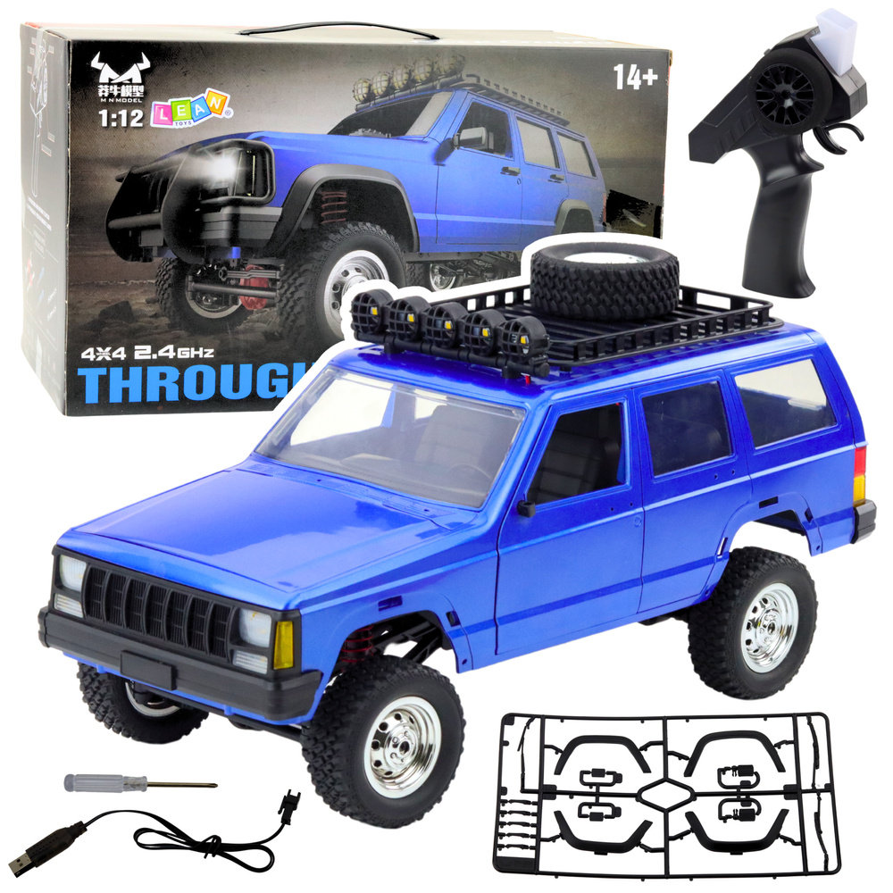 ZDALNIE STEROWANY SAMOCHÓD TERENOWY NAPĘD 4X4 NIEBIESKI - Frugal ...
