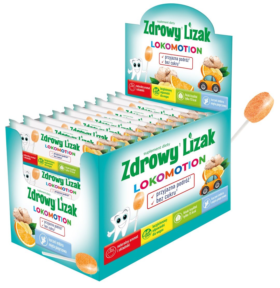 Zdrowy lizak ZESTAW 40x6g LOKOMOTION - Starpharma | Sklep EMPIK.COM