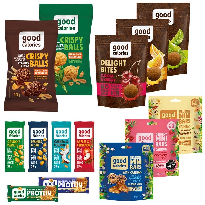 Zdrowy Zestaw Degustacyjny Mix Dobra Kaloria FIT Bez Cukru - DOBRA ...