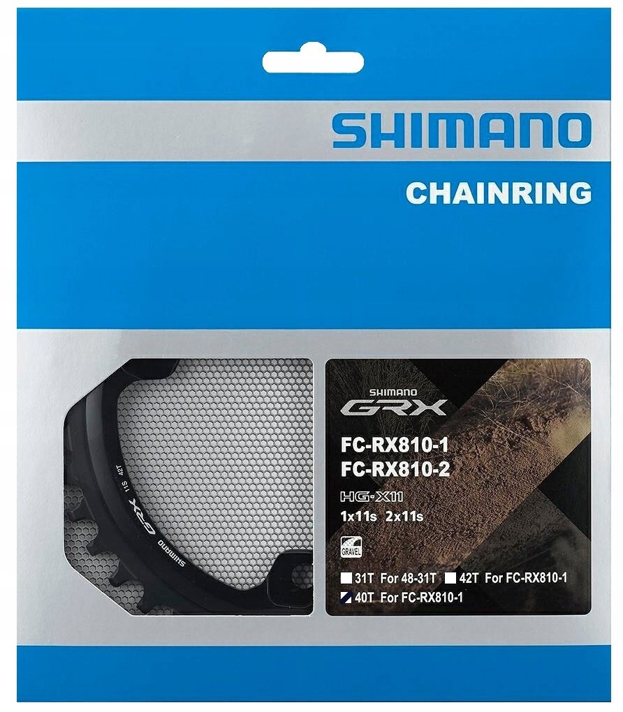 zębatka SHIMANO GRX FC-RX810 40t 1x11s narrow wide - Shimano | Sport ...
