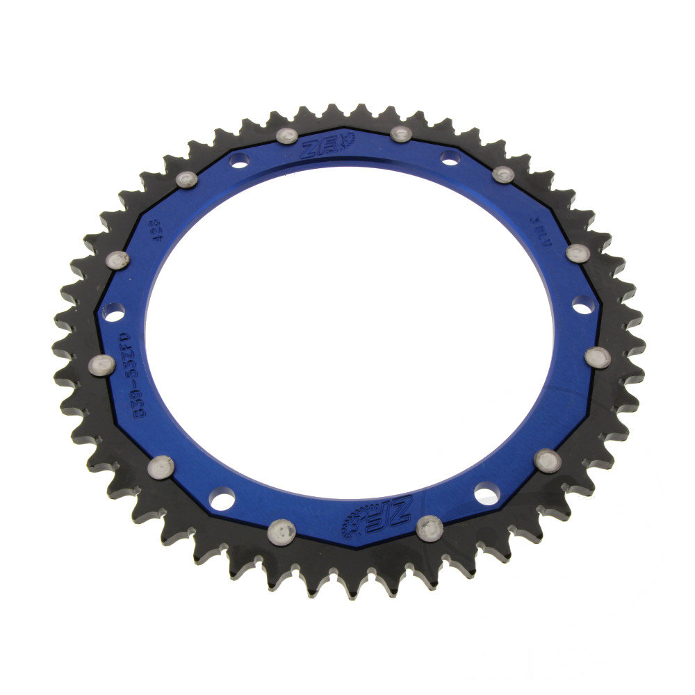Zębatka tylna ZF Dual ZFD-839-53-BLU, 428/53z niebieska do Yamaha DT 125 R, DT 125 RH, DT 125 RE ...
