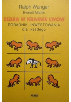 Zebra w krainie lwów - Wanger Ralph | Książka w Empik