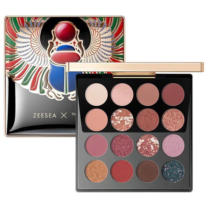 Zeesea X The British Museum Enchanting Egypt Eyeshadow Palette in 02# Scarab | Paleta cieni do ...