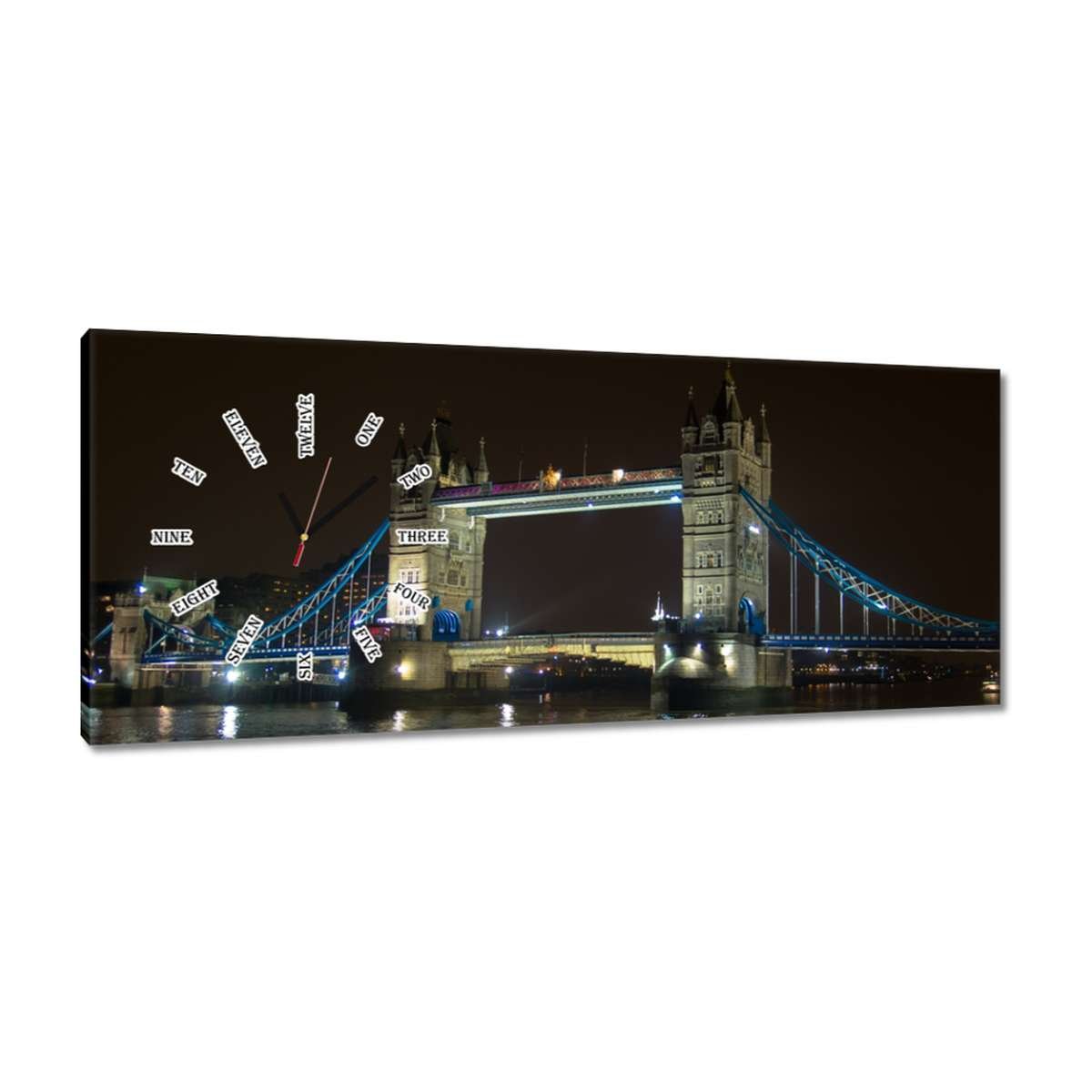 Zegar 100x40cm Londyn Most Tower Bridge - ZeSmakiem | Sklep EMPIK.COM