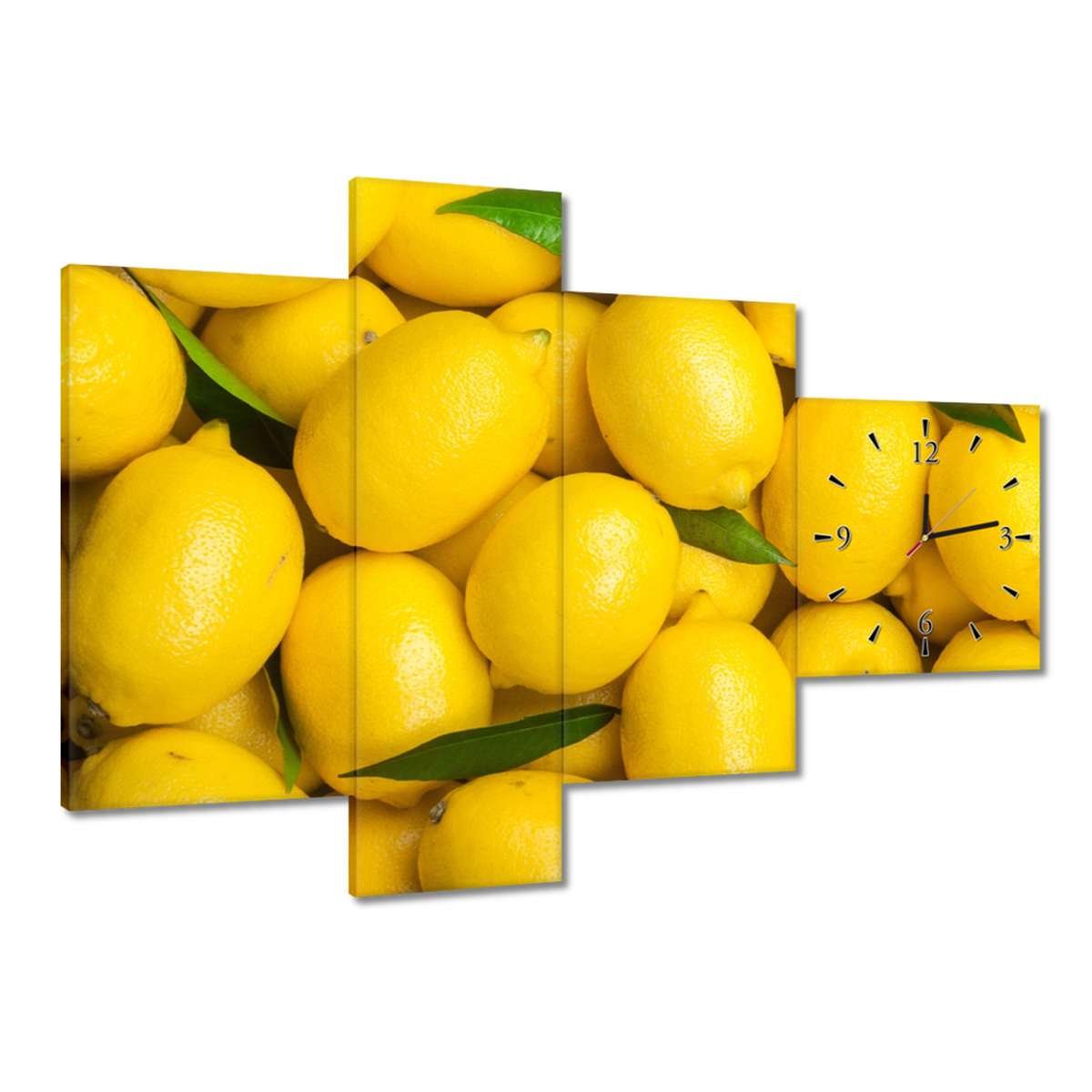 Zegar 100x70cm Dużo cytryn - ZeSmakiem | Sklep EMPIK.COM