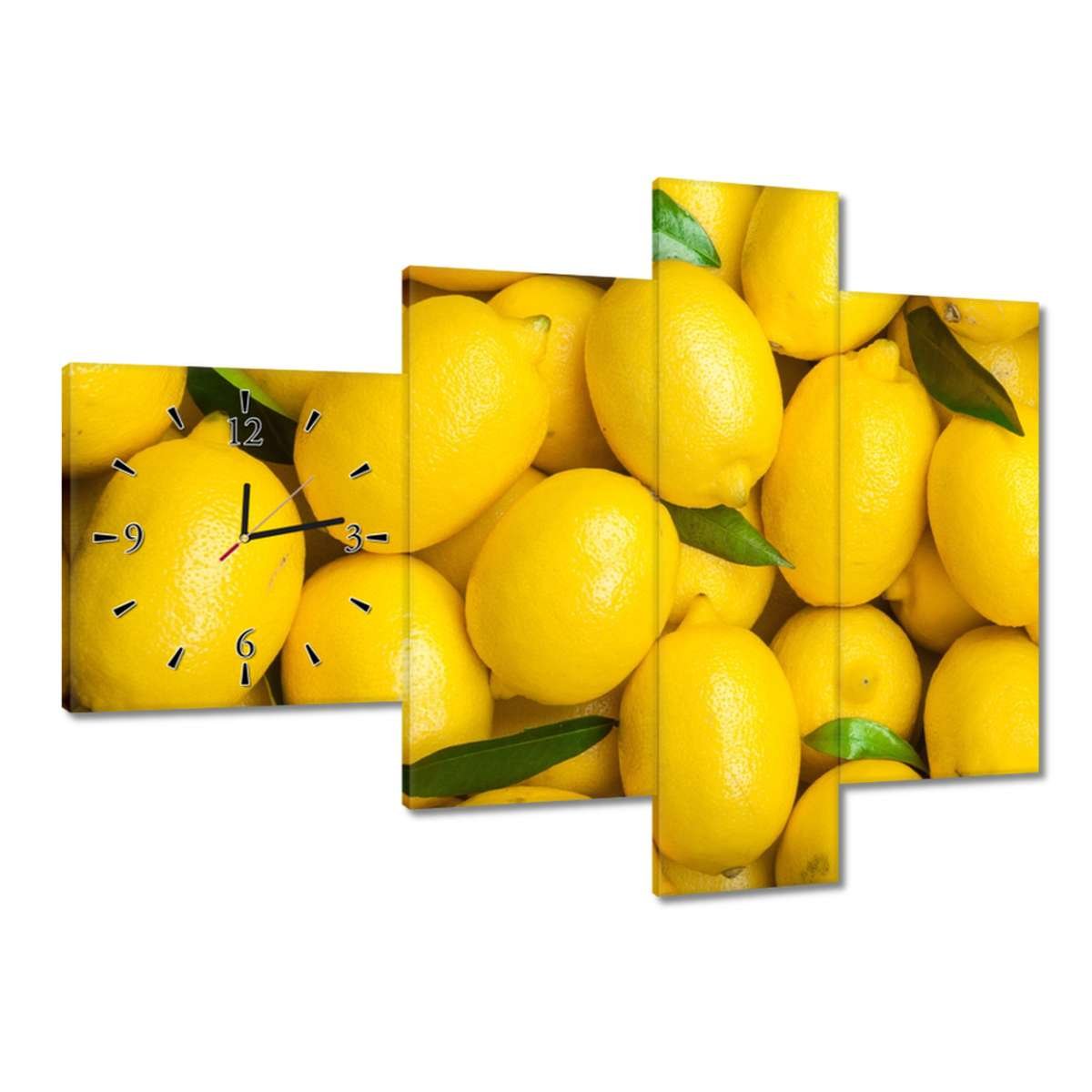 Zegar 100x70cm Dużo cytryn - ZeSmakiem | Sklep EMPIK.COM