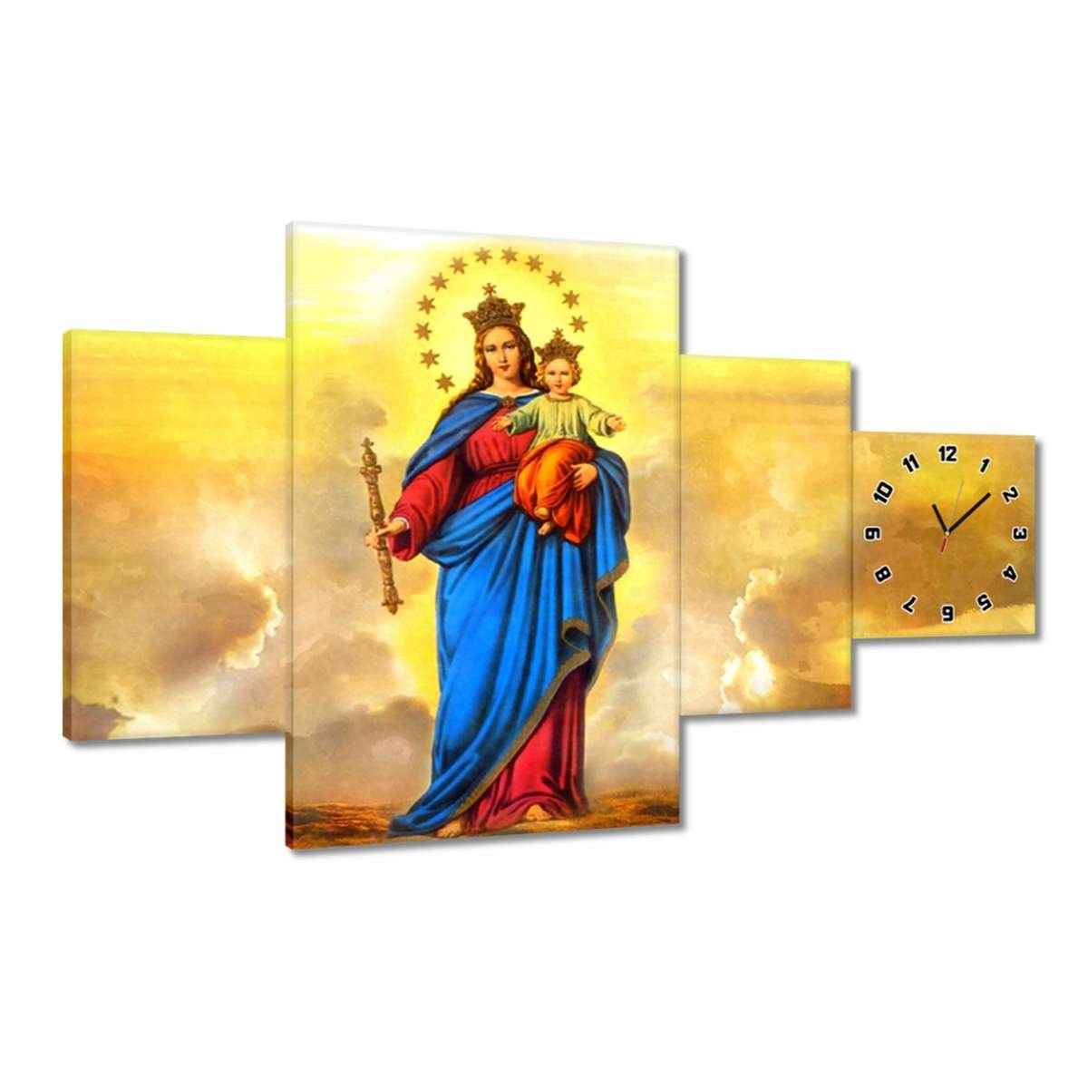 Zegar 130x80cm Matka Boska Wspomożenia - ZeSmakiem | Sklep EMPIK.COM
