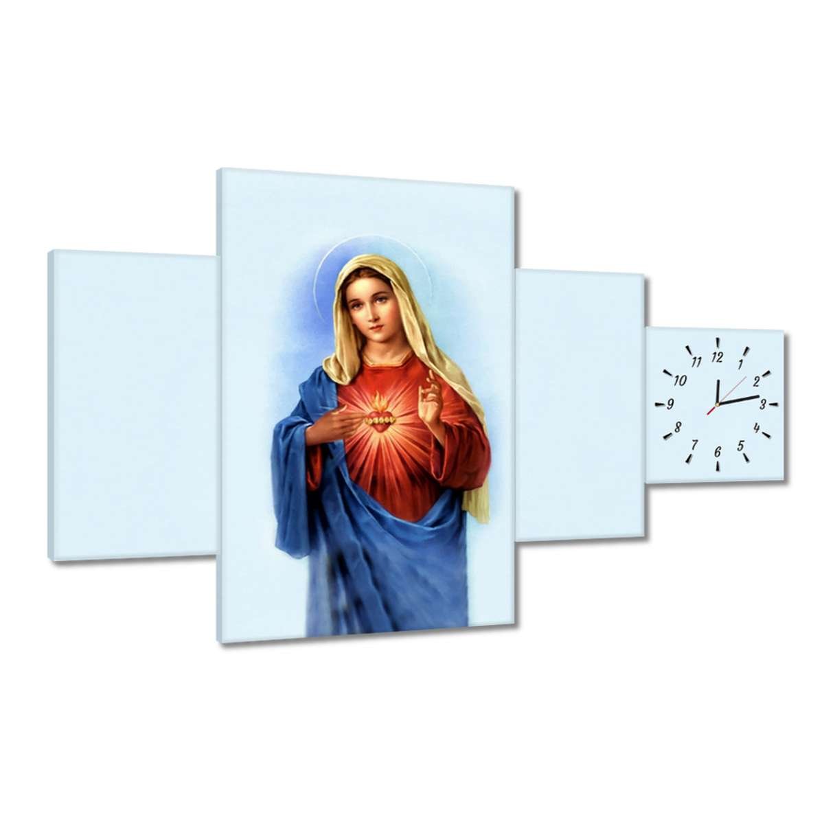 Zegar 130x80cm Matka Boża Serce - ZeSmakiem | Sklep EMPIK.COM