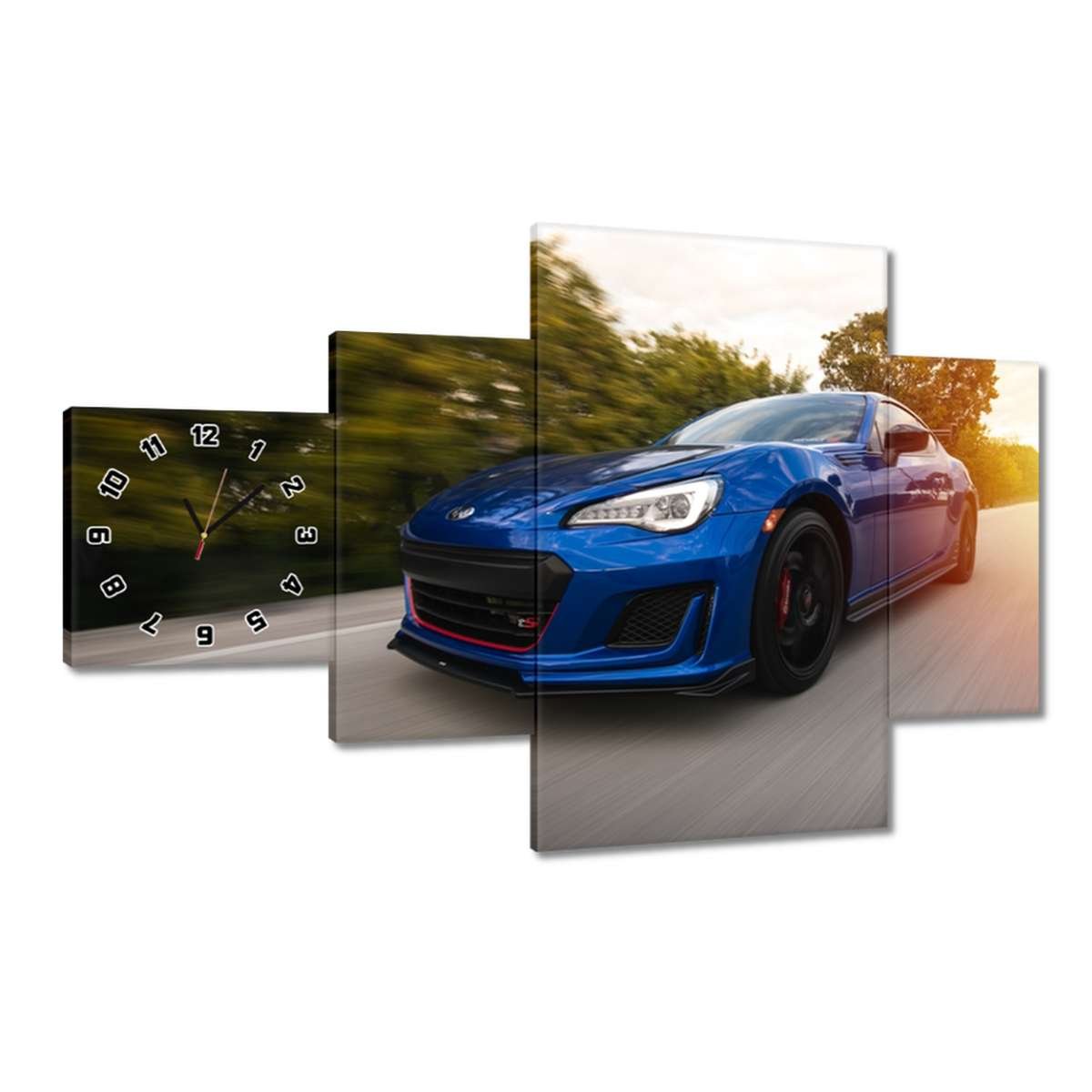 Zegar 130x80cm Motoryzacja Samochód Auta - ZeSmakiem | Sklep EMPIK.COM