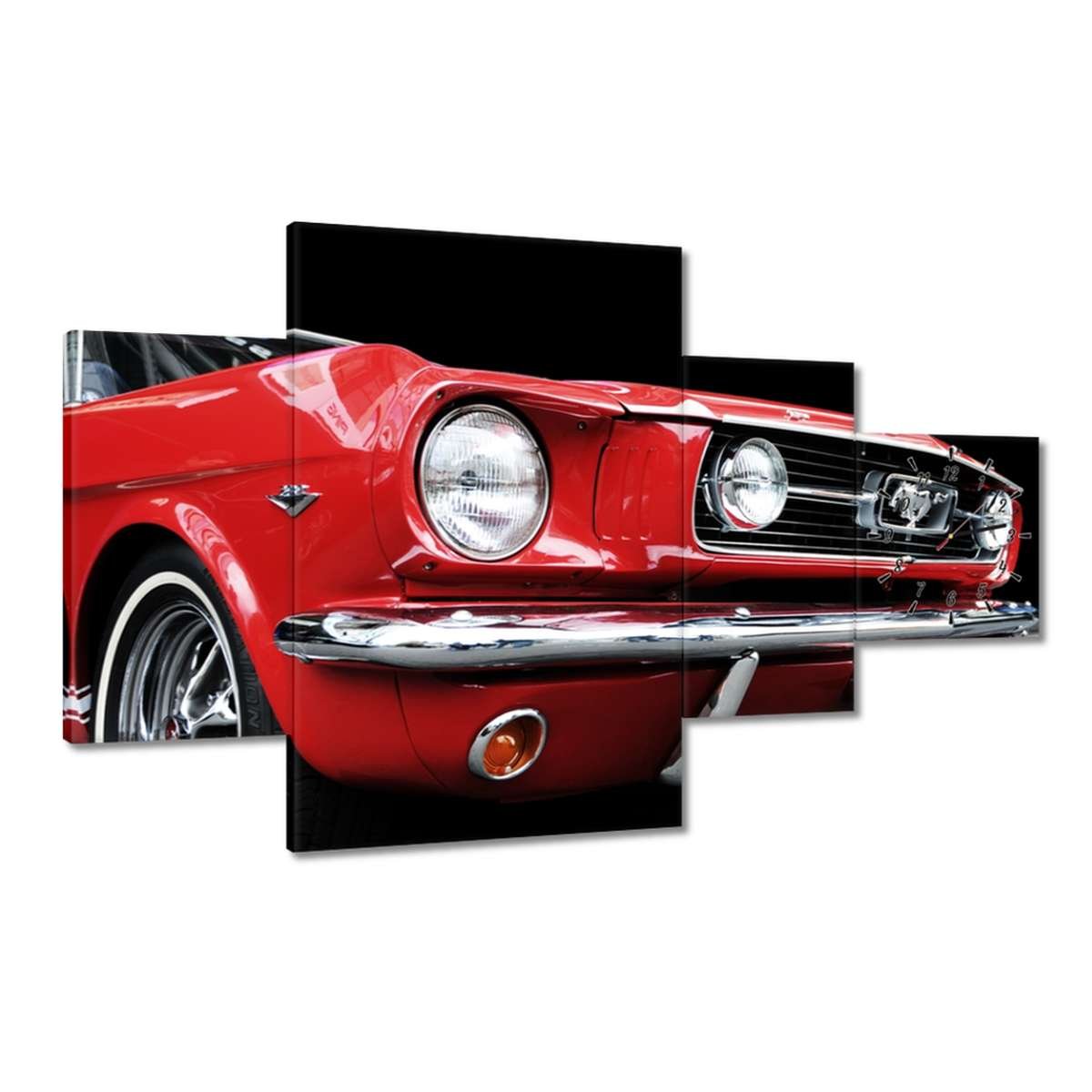 Zegar 130x80cm Sportowy Ford Mustang - ZeSmakiem | Sklep EMPIK.COM