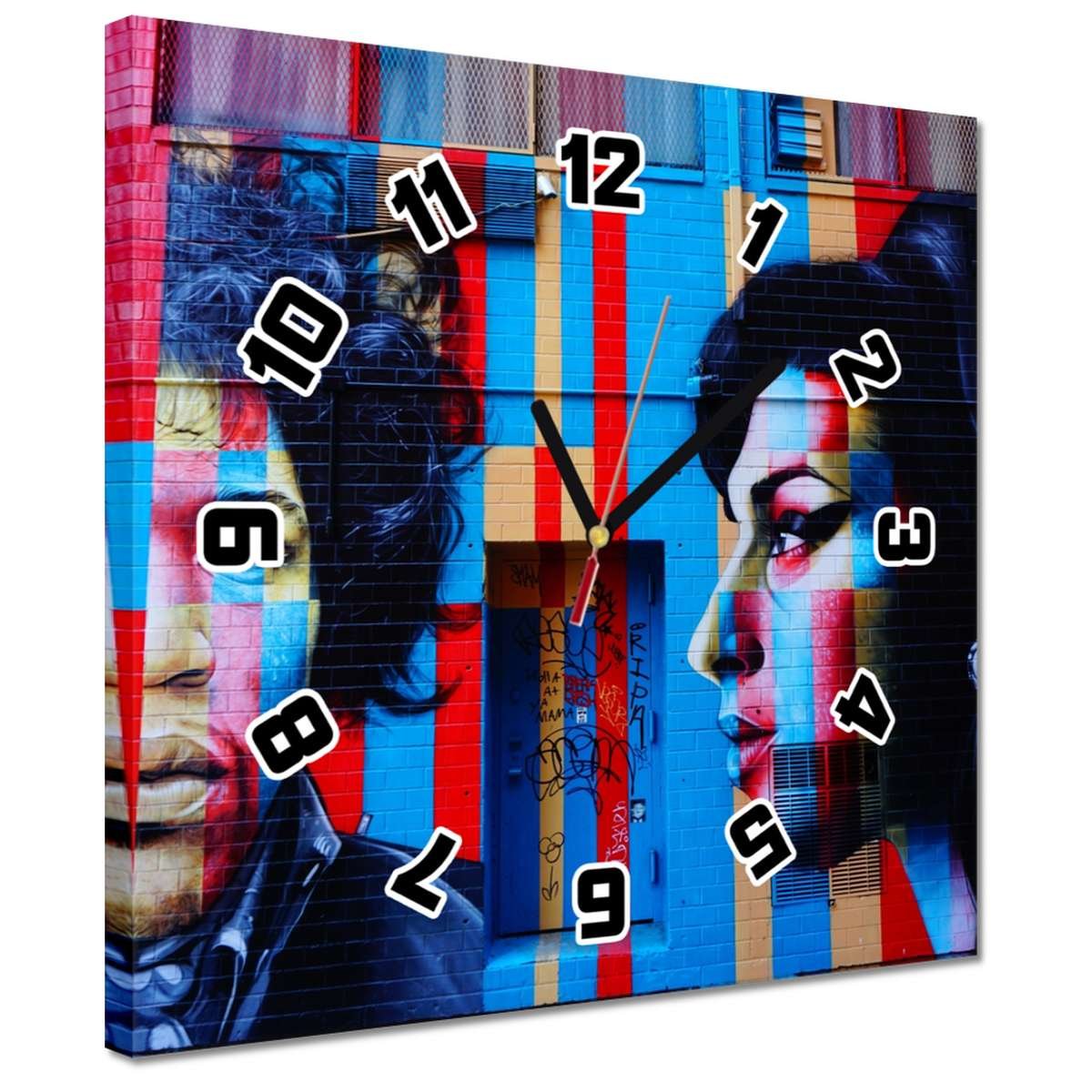 Zegar 30x30cm Amy Winehouse Graffiti - ZeSmakiem | Sklep EMPIK.COM