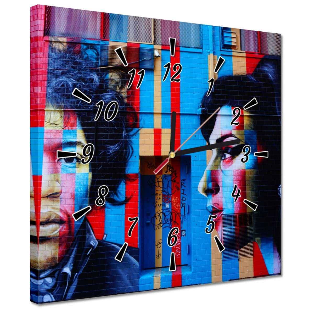Zegar 30x30cm Amy Winehouse Graffiti - ZeSmakiem | Sklep EMPIK.COM