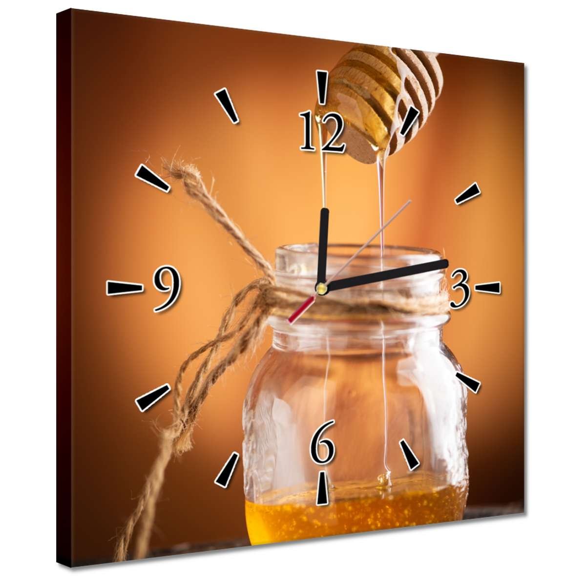 Zegar 30x30cm Czerpak do miodu pasieka - ZeSmakiem | Sklep EMPIK.COM