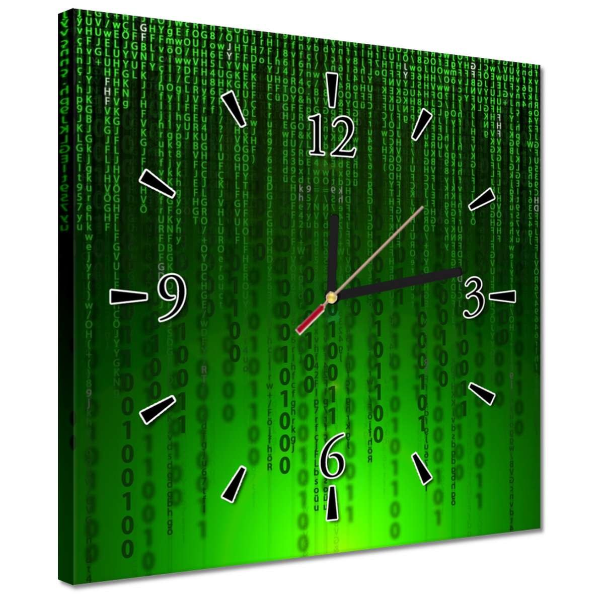 Zegar 30x30cm Kod programowanie Tablica - ZeSmakiem | Sklep EMPIK.COM